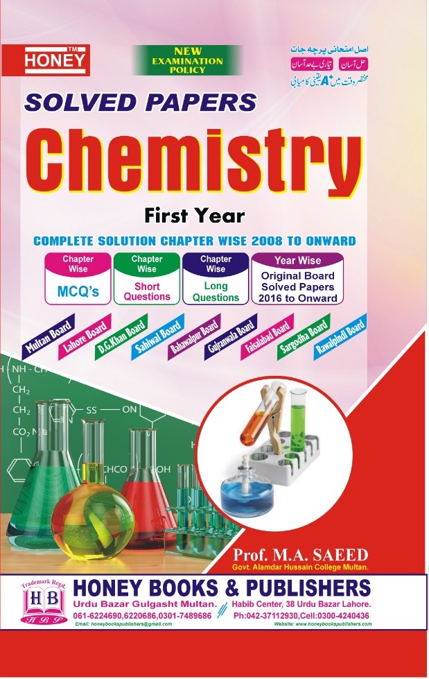 Chemistry_1st Year( Solved Papers & Chapter Wise) - Honey Books ...