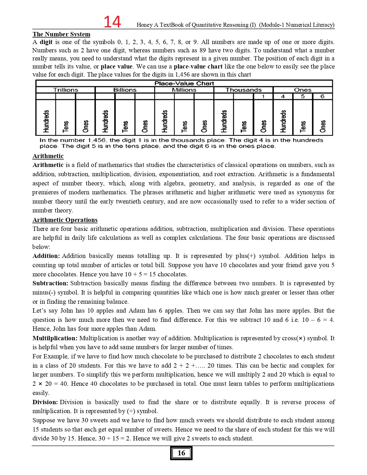 Quantitative Reasoning-I (MATH-301) (Ghazi University) - Honey Books