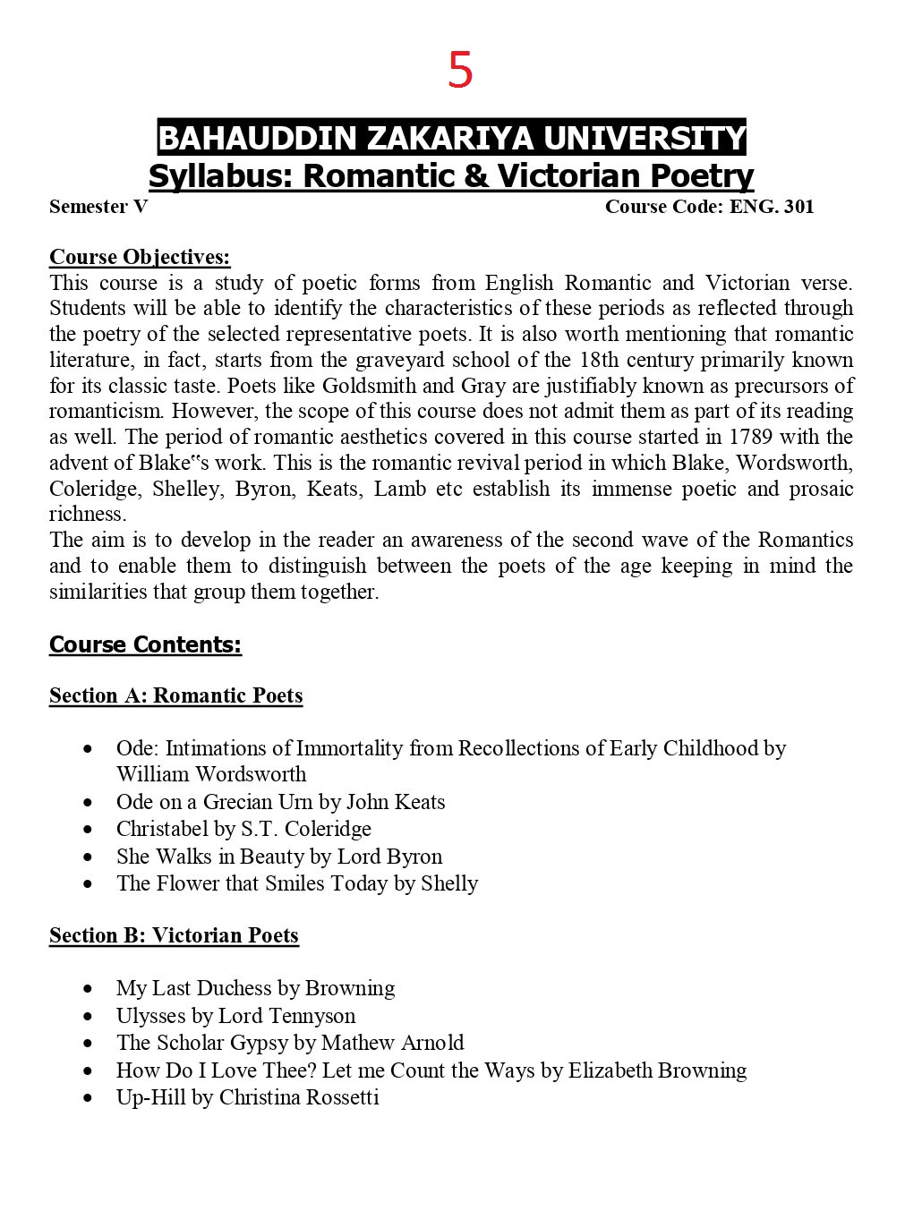 Romantic & Victorian Poetry - Honey Books